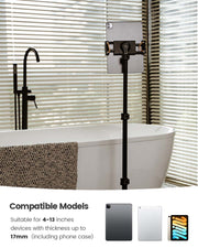 Lamicall Tablet Floor Tripod Stand Music Stand- 64.9" Tablet Holder Mo