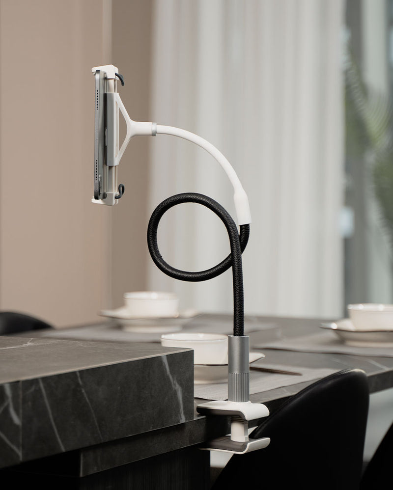 Lamicall Gooseneck Tablet Holder Stand - Flexible Arm Clip Tablet Moun