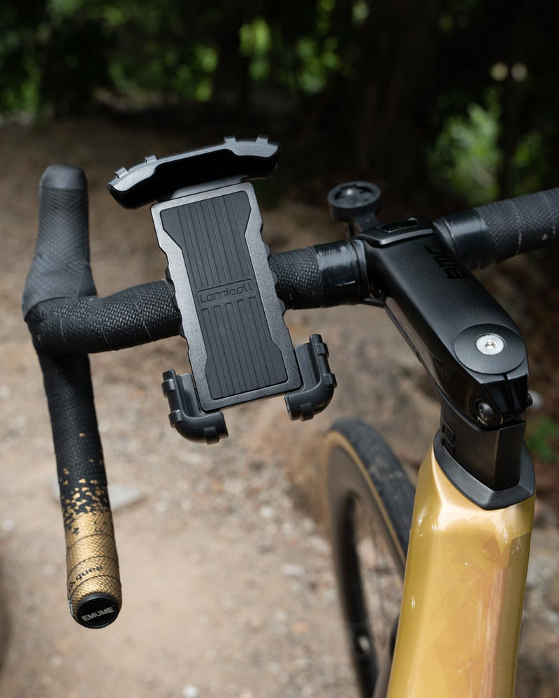 Bike Phone Holder, Motorcycle Phone Holder – 360° Handlebar Mount with