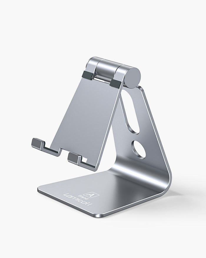 Lamicall Adjustable Cell Phone Stand, Aluminum Desktop Phone Dock Hold