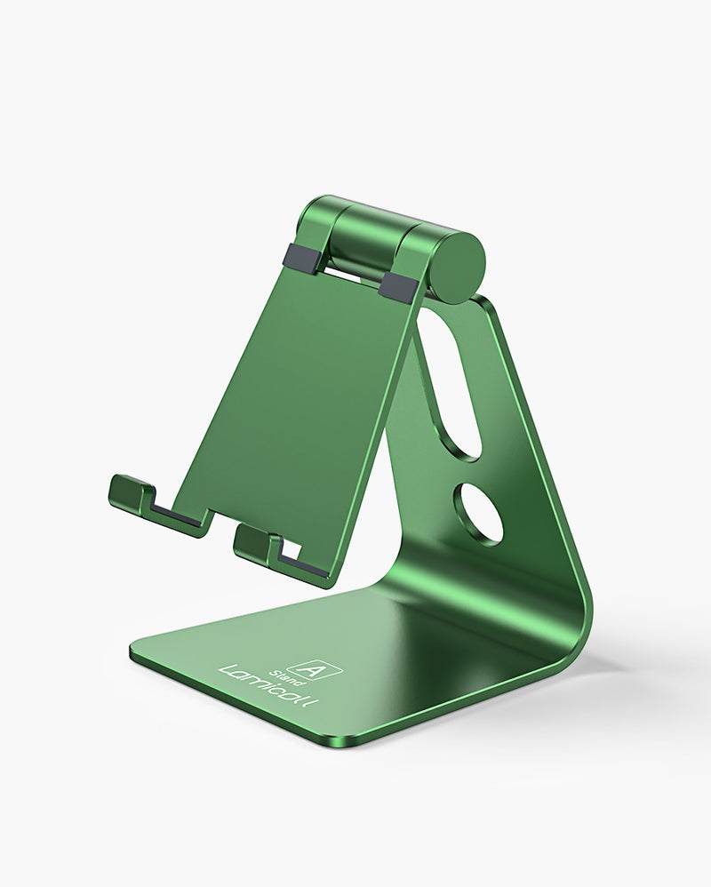 Lamicall Adjustable Cell Phone Stand, Aluminum Desktop Phone Dock Hold