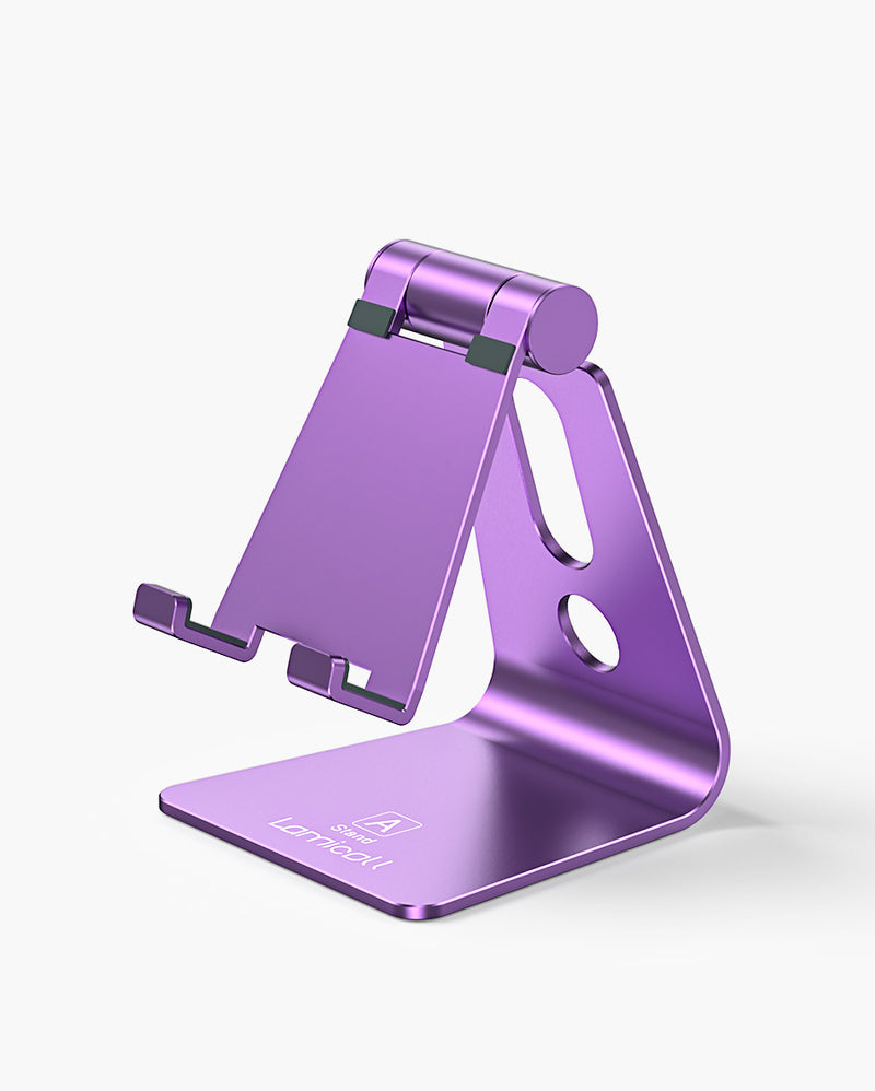 Lamicall Adjustable Cell Phone Stand, Aluminum Desktop Phone Dock Hold