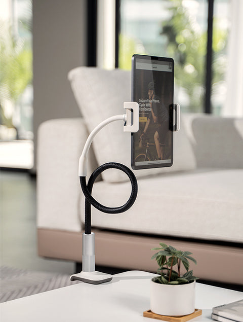 Lamicall Adjustable Foldable Tablet Stand Holder, 360 Degree Rotating
