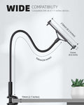 Lamicall Gooseneck Tablet Mount Holder for Bed - Flexible Tablet Arm C