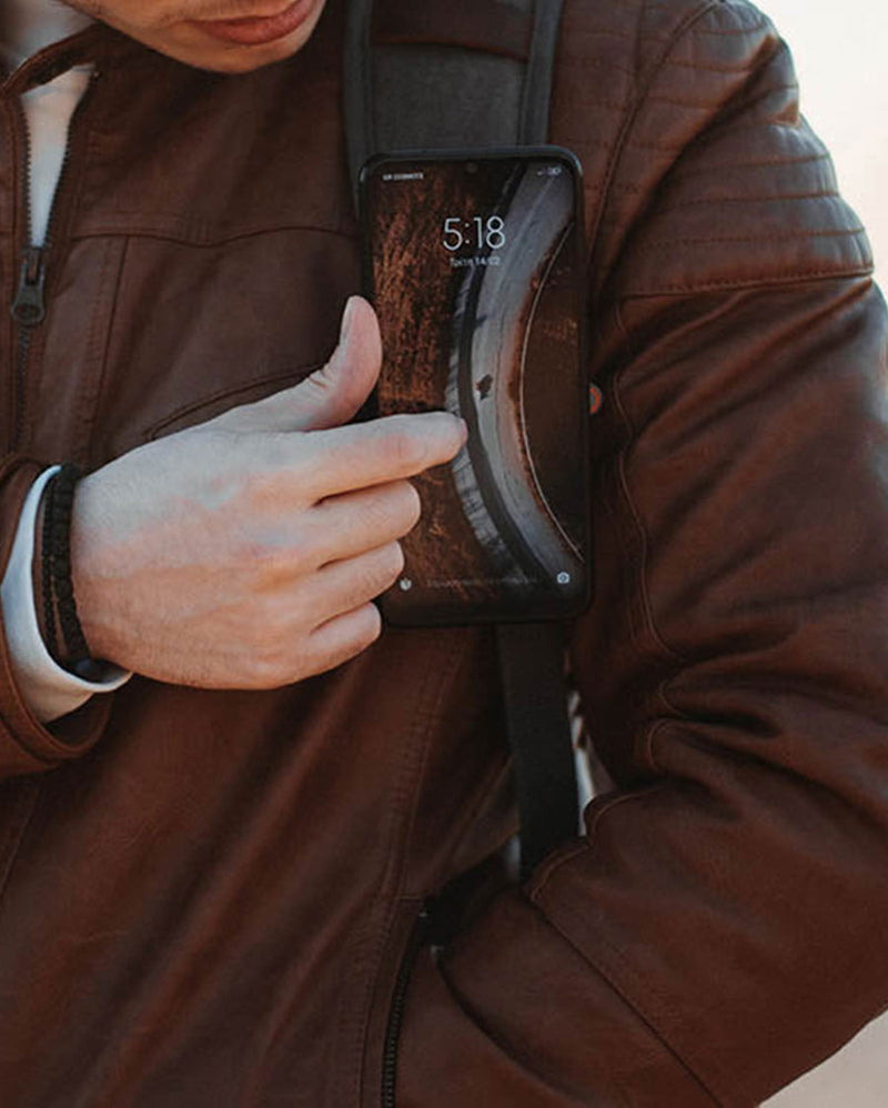 Magnetic Phone Holder Kit for Backpack Strap, Backpack Strap Clip for