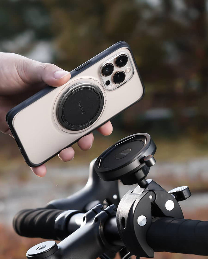 Bike Phone Mount Kit with Magsafe-compatible, Bike Phone Holder for Bi