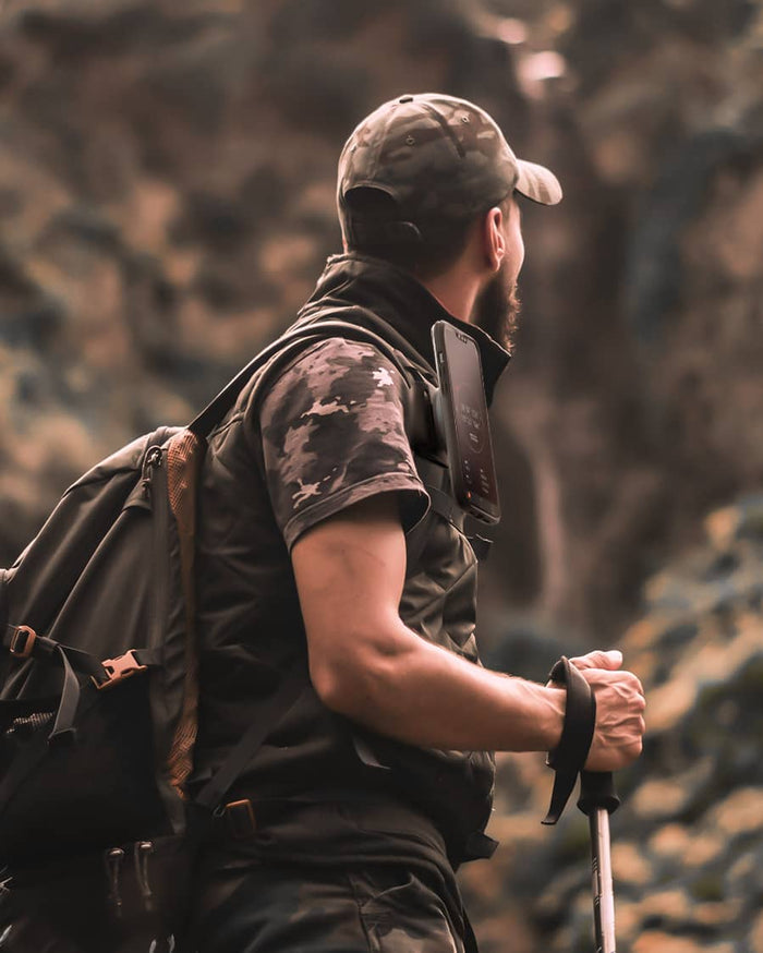 Magnetic Phone Holder for Backpack Strap, Backpack Strap Clip for iPho