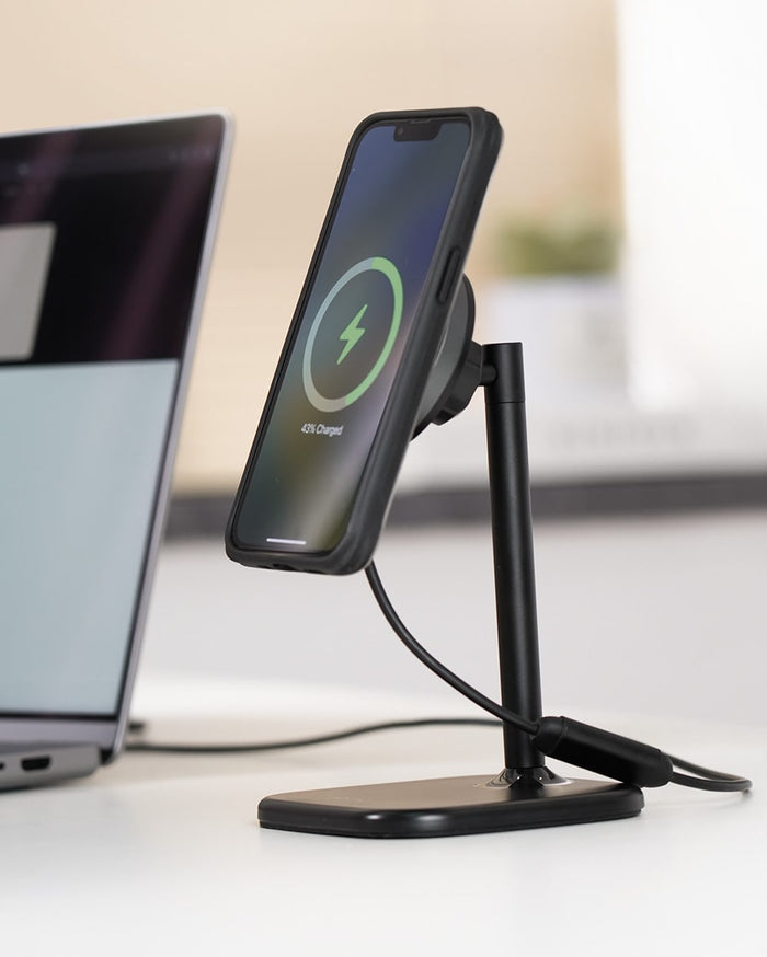 Magnetic Wireless Charging Stand, Desktop Magsafe Charger Kit for iPho