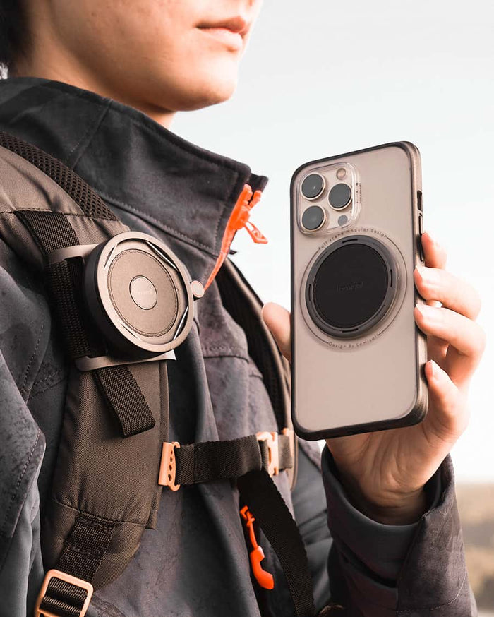 Magnetic Phone Holder for Backpack Strap, Backpack Strap Clip for iPho