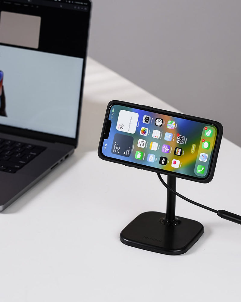 Magnetic Wireless Charging Stand, Desktop Magsafe Charger for iPhone