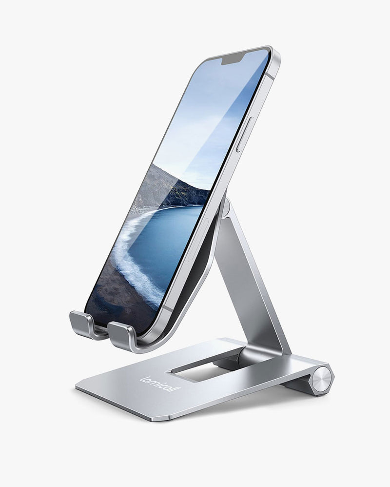 Lamicall 2024 Upgrade Super Stable Cell Phone Stand for Desk - Foldabl