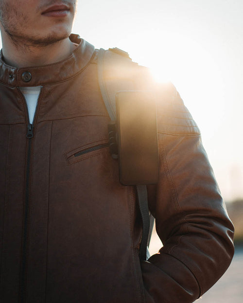 Magnetic Phone Holder for Backpack Strap, Backpack Strap Clip for iPho