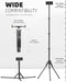 Lamicall Tablet Floor Tripod Stand Music Stand- 64.9" Tablet Holder Mo